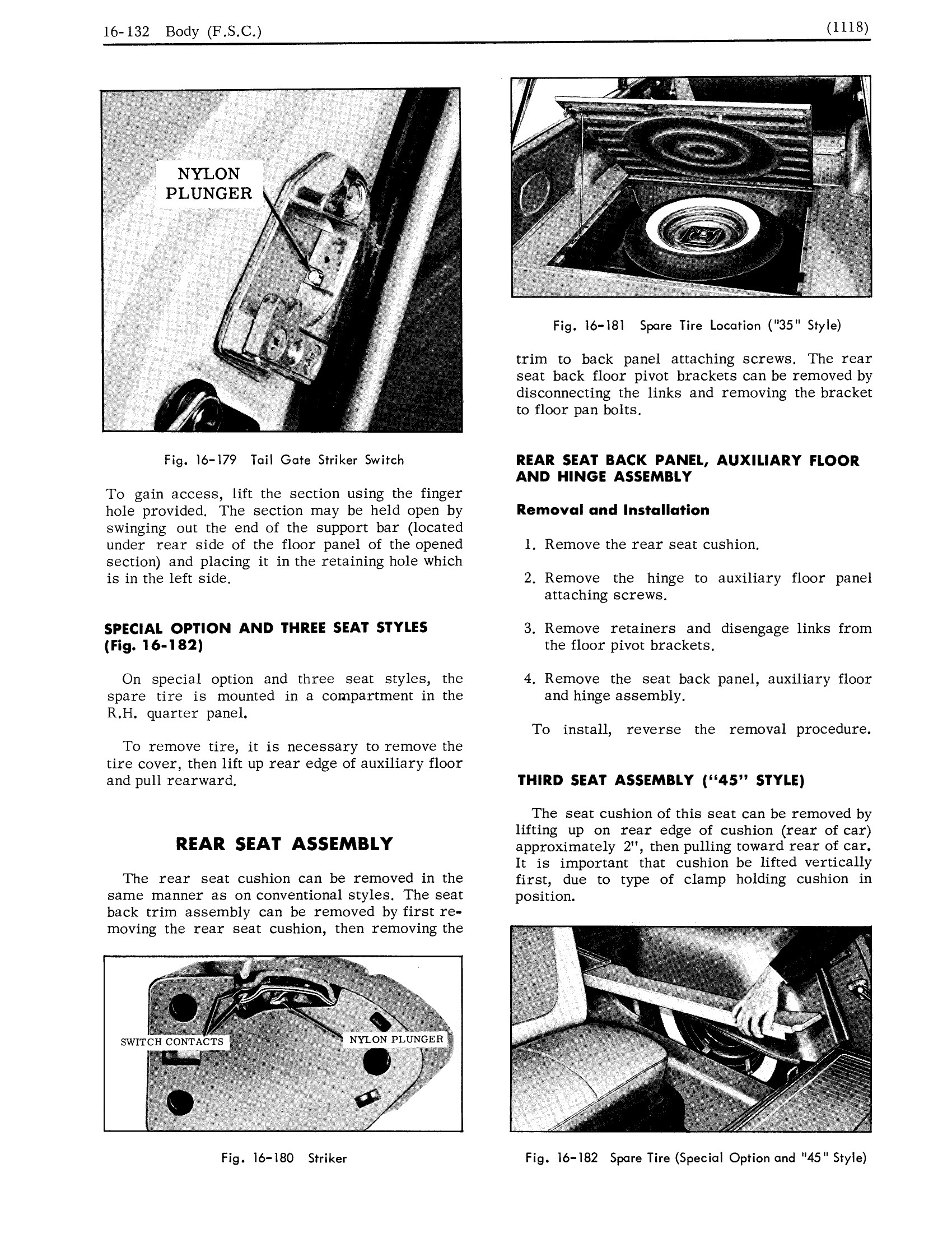 1963 Oldsmobile Shop Manual - FSC Body Page 132 of 152